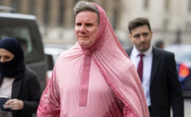 Viral: AI Image Of PM In Pink Hijab | indiabrains.com